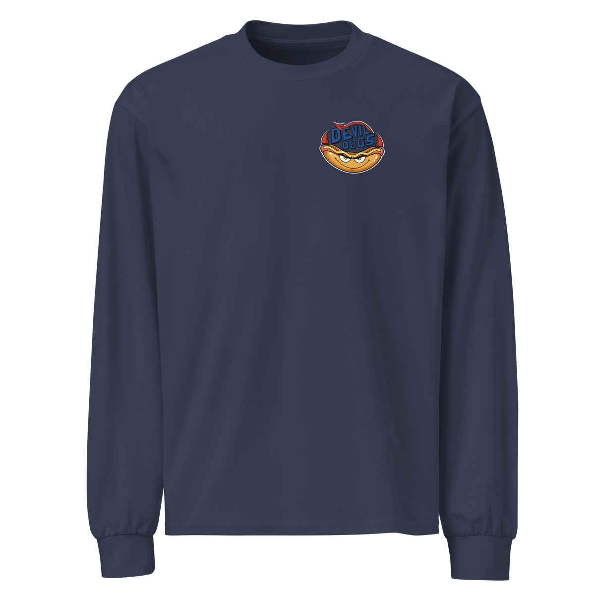 Devil Dogs - Premium Unisex Long Sleeve Shirt - Woah/Back – Devil Dogs ...